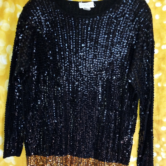 Lord & Taylor | Sweaters | Wow Beautiful Sequined Vintage Lord Taylor ...
